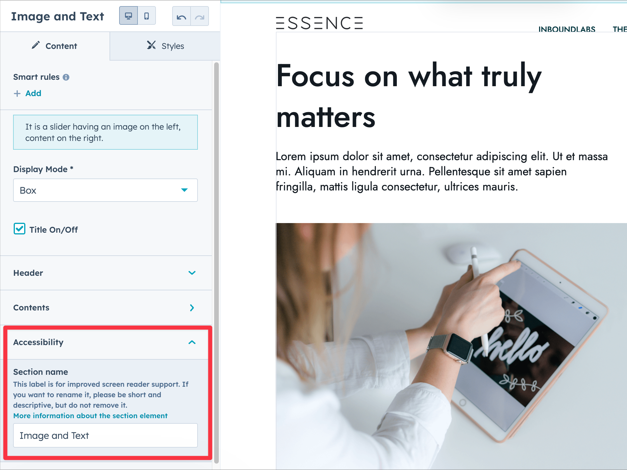 Essence Theme by InboundLabs